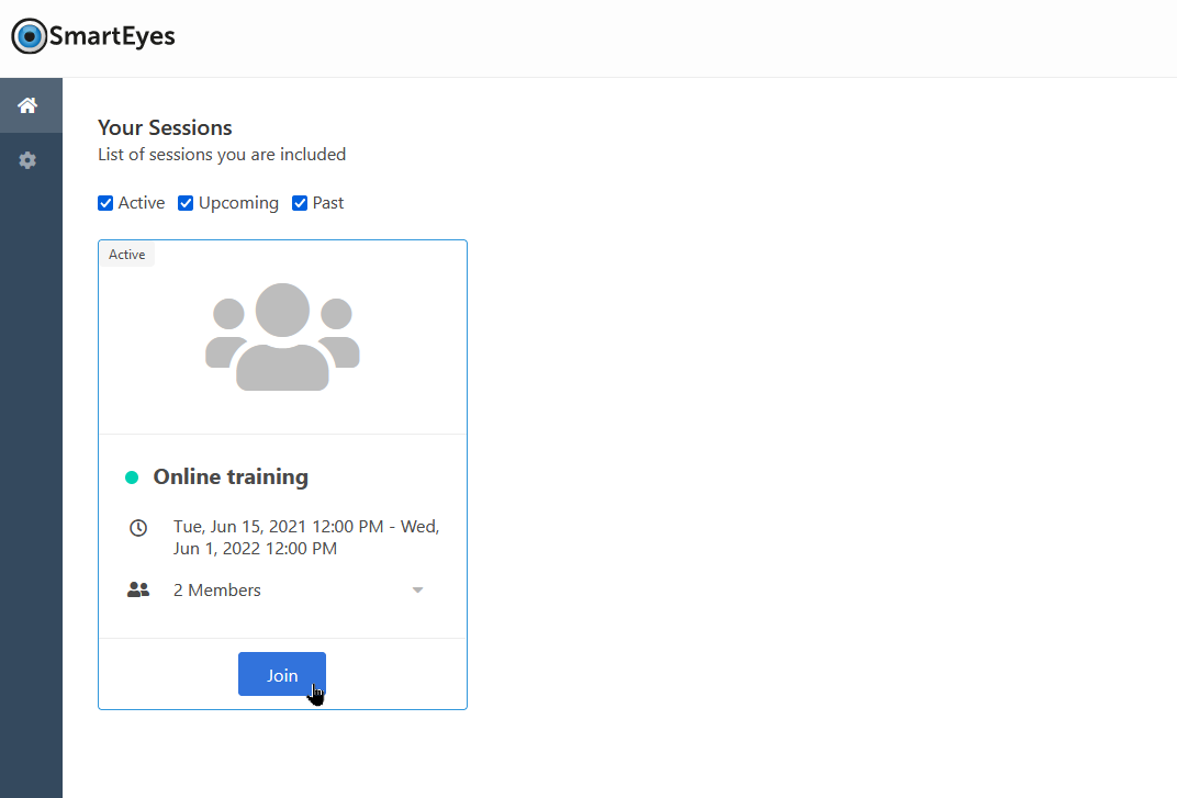Joining a session - Augumenta